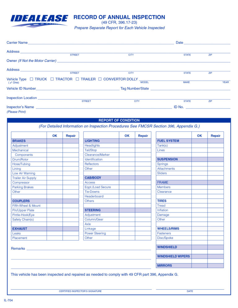 IL704 – Idealease Warehouse