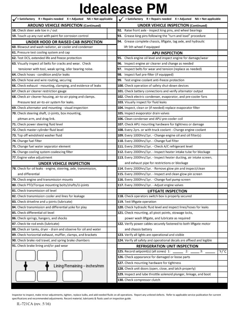 IL721CA – Idealease Warehouse